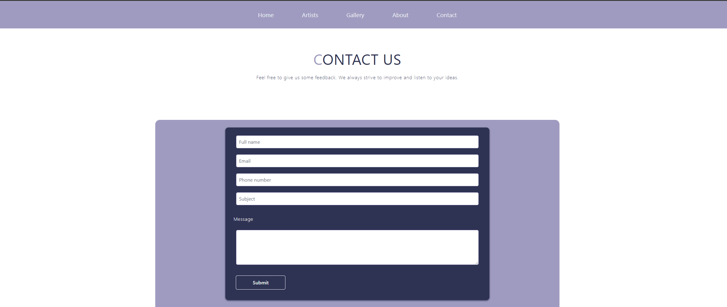 GitHub - Richard9703/ModernArtGallery