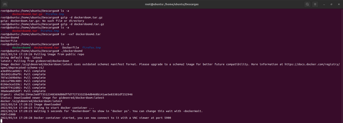 GitHub - kevin-coaquira/Ejercicio-Docker-DOOM