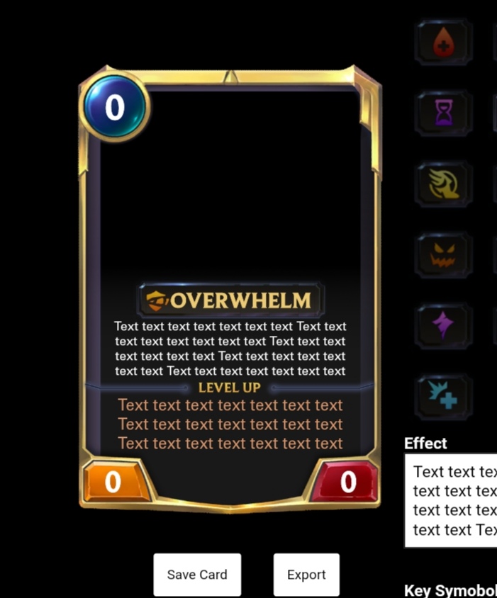 Hi muggy, I'm not sure if you are still developing LoR Cardmaker but ...