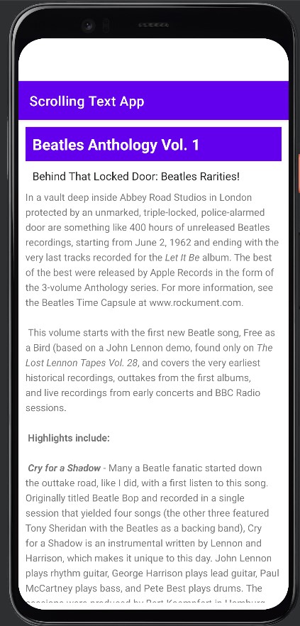 GitHub - MelissaRodriguezHernandez/ScrollingTextApp_AndroidStudio