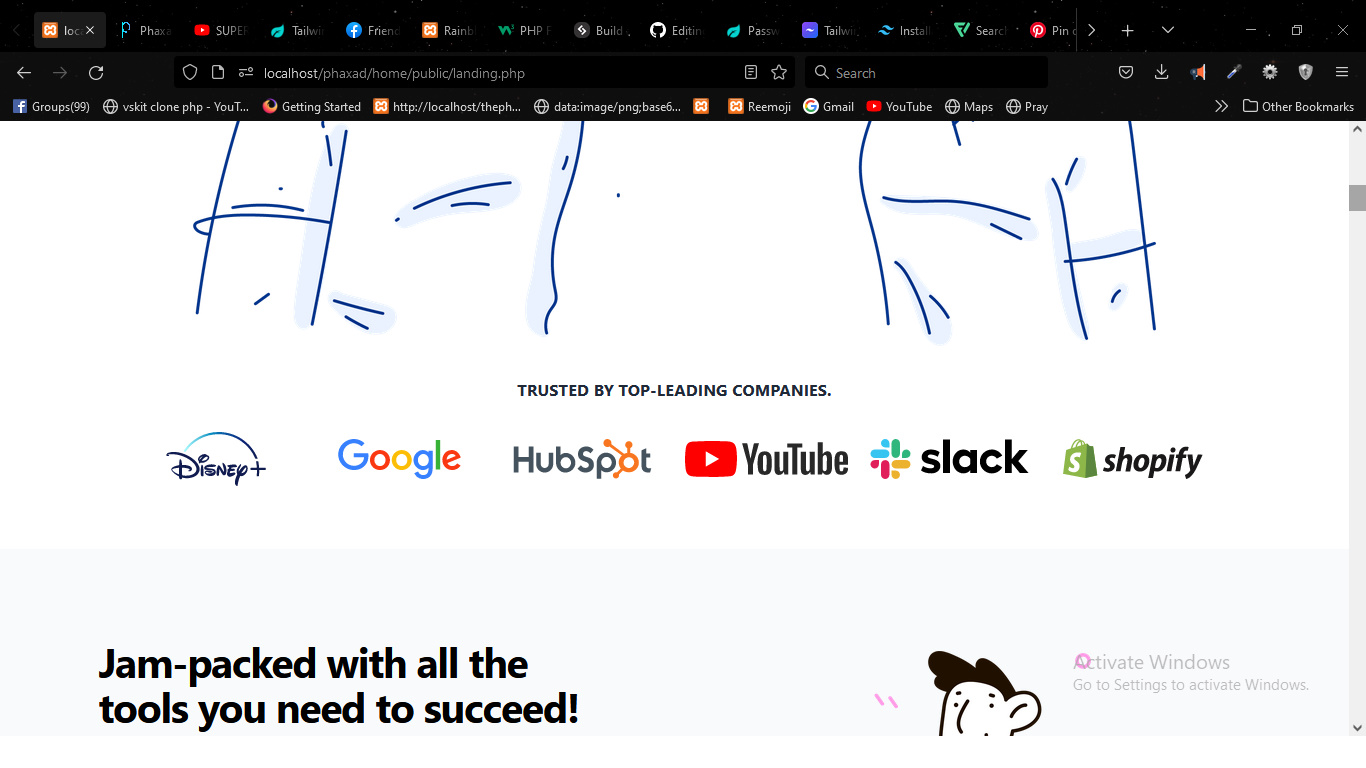 GitHub - phaxadstudios/tails-website: Tails website is a tailwind ...