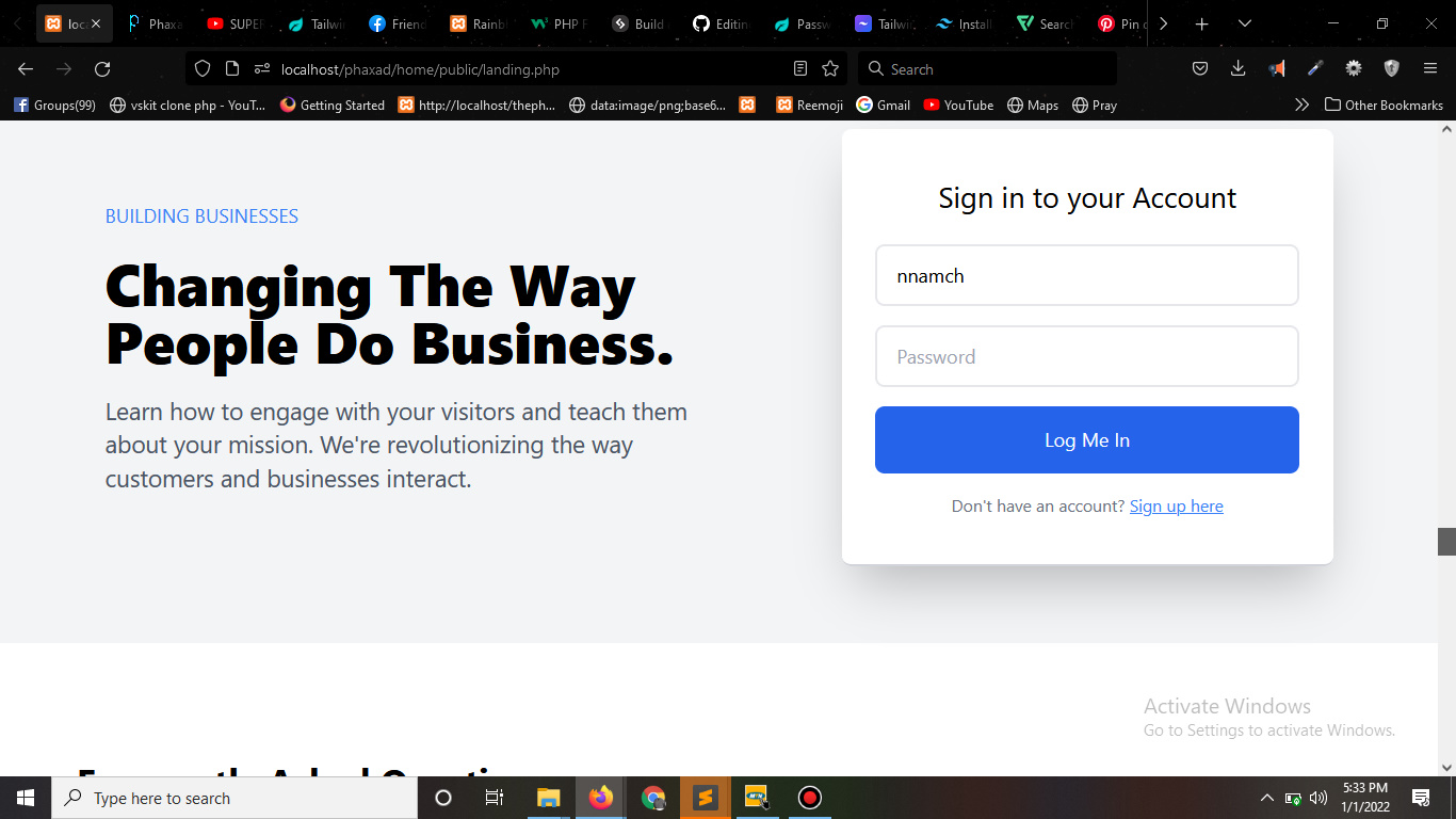 GitHub - phaxadstudios/tails-website: Tails website is a tailwind ...