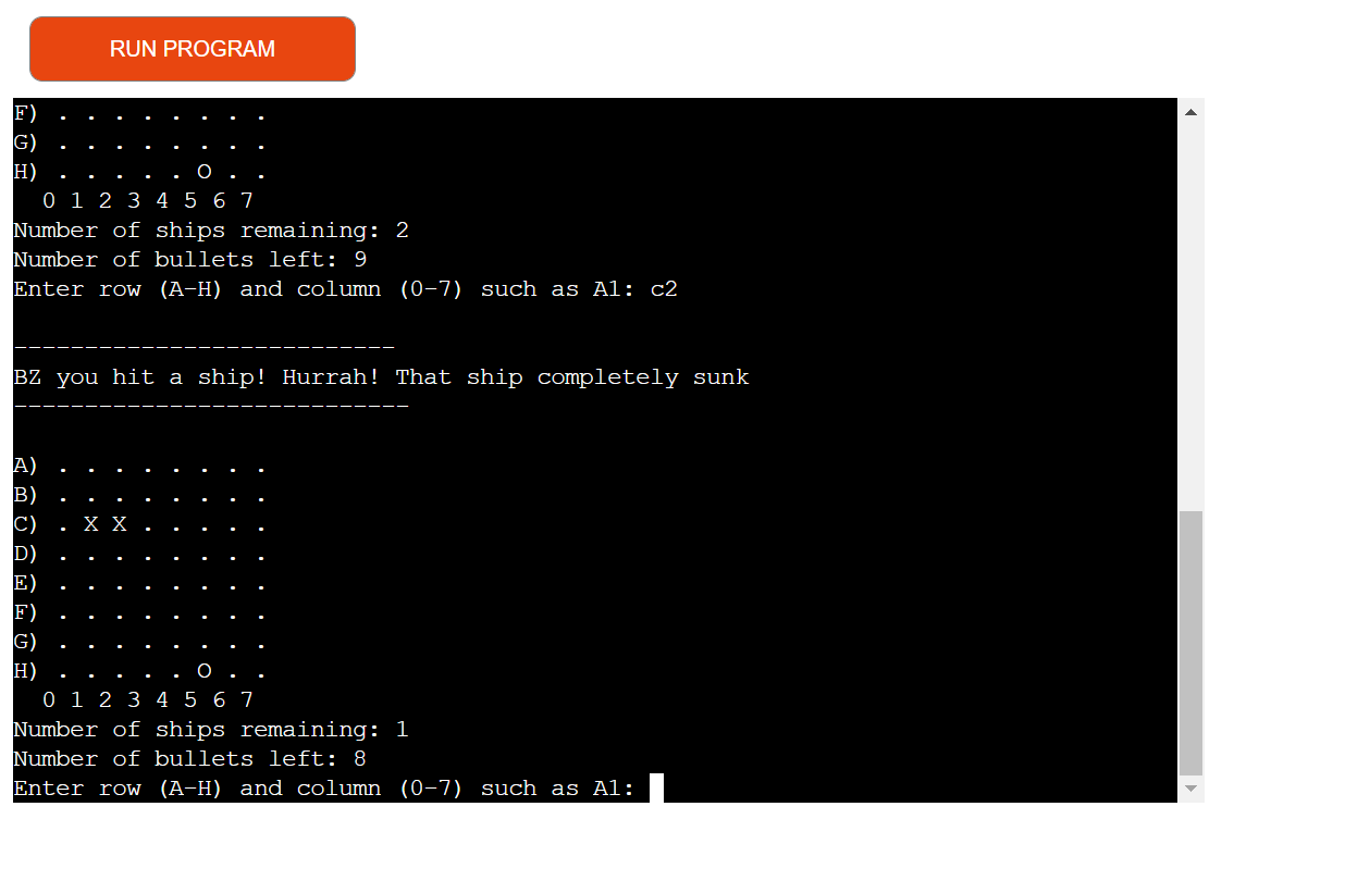 Github Attstar2021 Battleships Game
