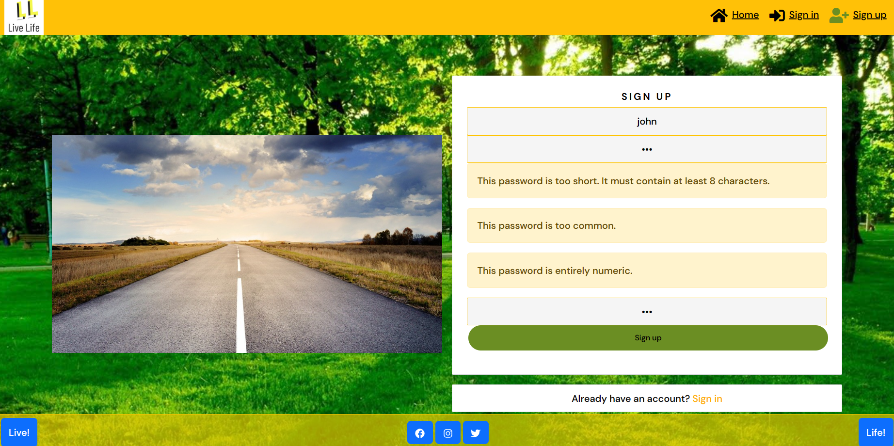 GitHub - Attstar2021/live-life: My 5th project