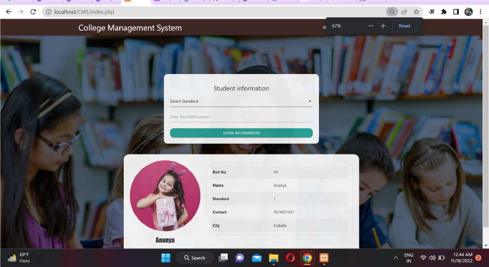 GitHub - Rachana-15/College-Management-System-using-PHP: College ...