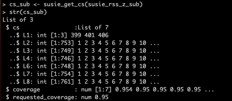 Issue with output cs · Issue #192 · stephenslab/susieR · GitHub