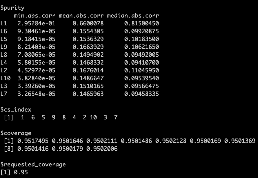 Issue with output cs · Issue #192 · stephenslab/susieR · GitHub