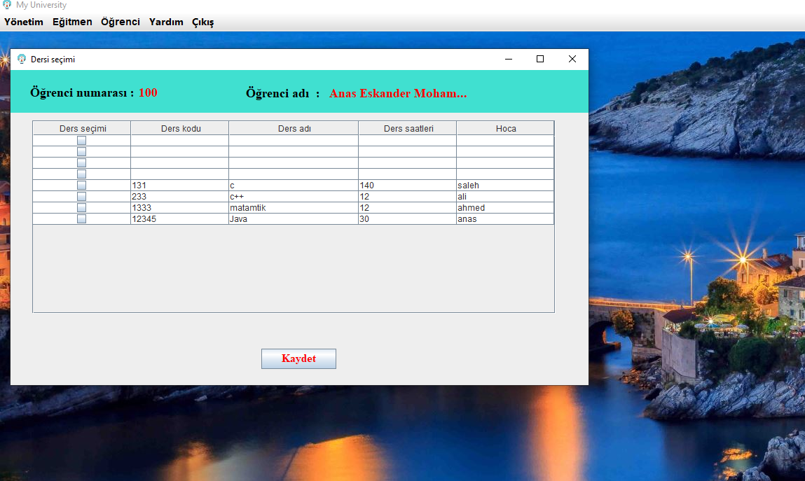 GitHub - an90ass/MyUniversity: A desktop application project for a university system, Adding and ...