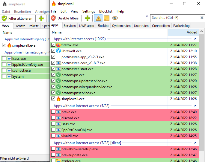 SimpleWall not showing Apps · Issue #1212 · henrypp/simplewall · GitHub