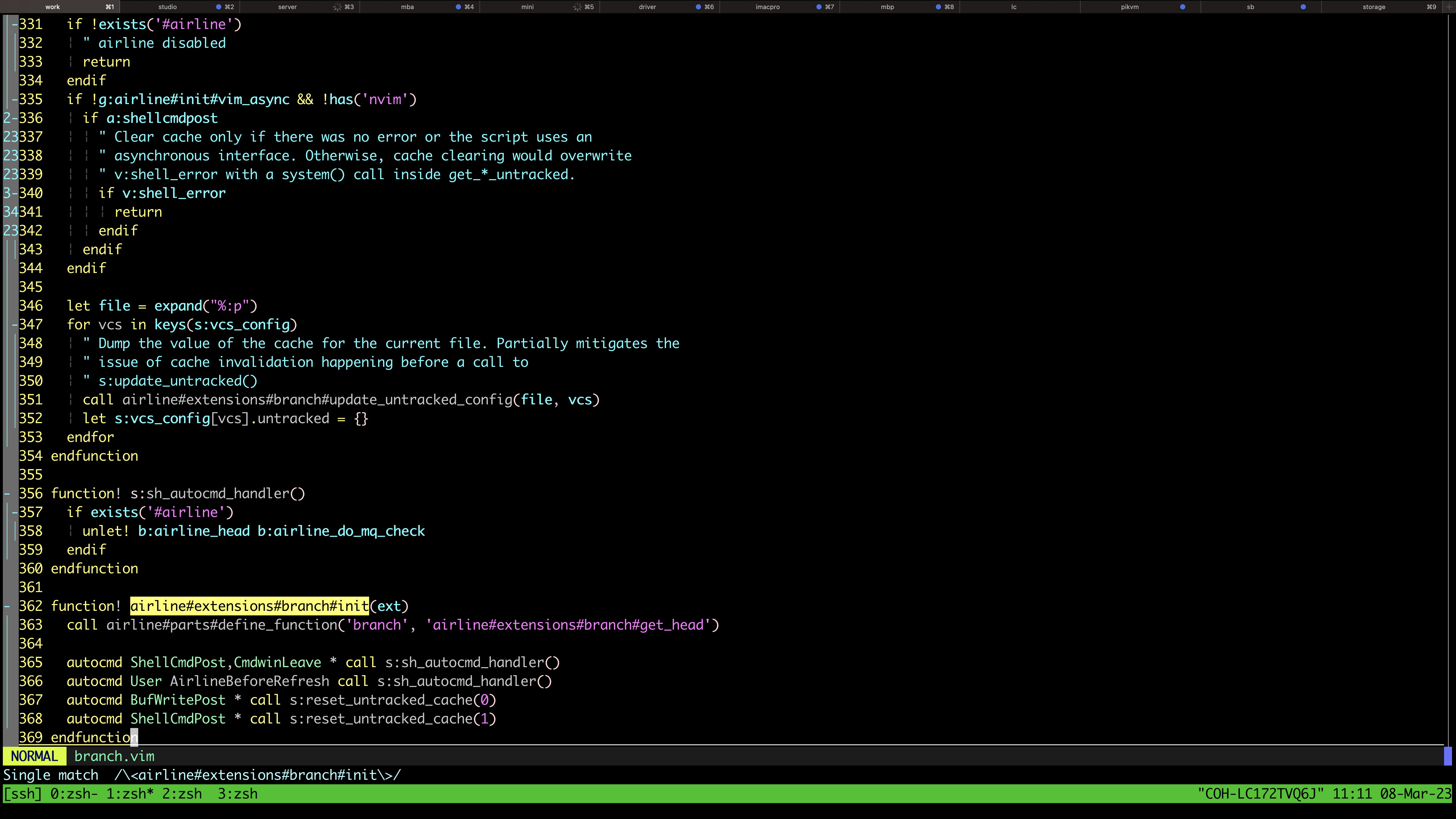 Why Sometimes I Could Not See Branch Info In My Status Line · Issue 2632 · Vim Airlinevim 