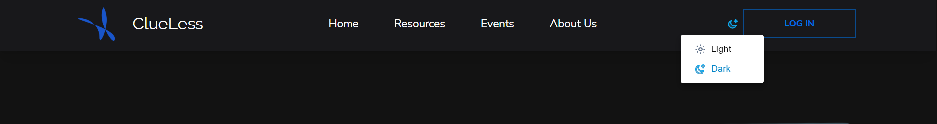 Change Theme toggle dropdown colour in Dark Mode · Issue #448 · Clueless-Community/clueless ...