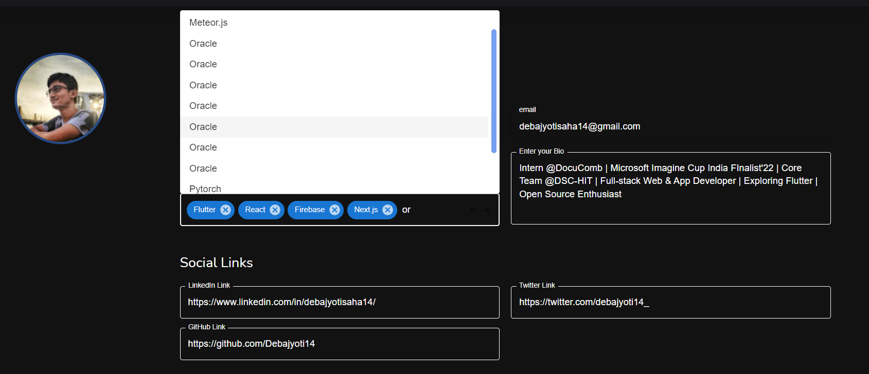 Multiple Tech Stack In Profile Edit Section · Issue 449 · Clueless Communityclueless Official