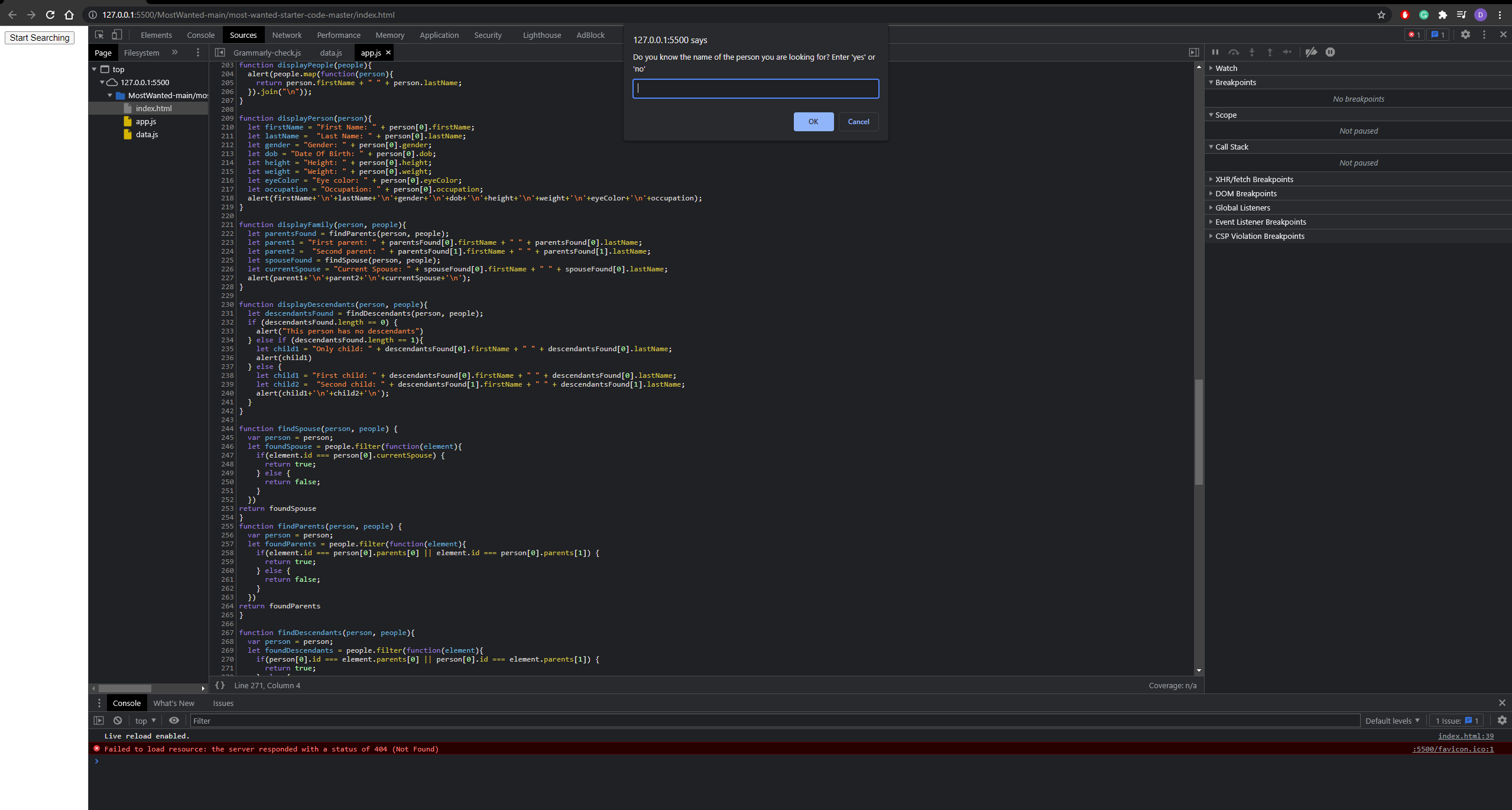 GitHub - baHarmon1/MostWanted_repo