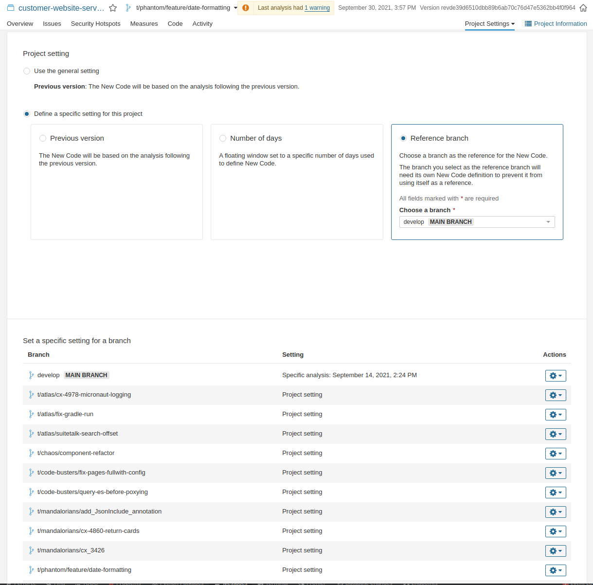 New code: The scanner failed to compute New Code because no SCM provider was found. · Issue #465 ...