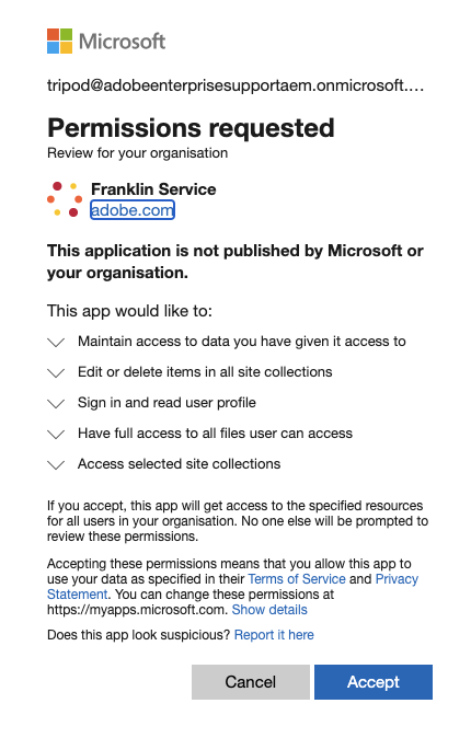 add support for application permissions · Issue #409 · adobe/helix-onedrive-support · GitHub