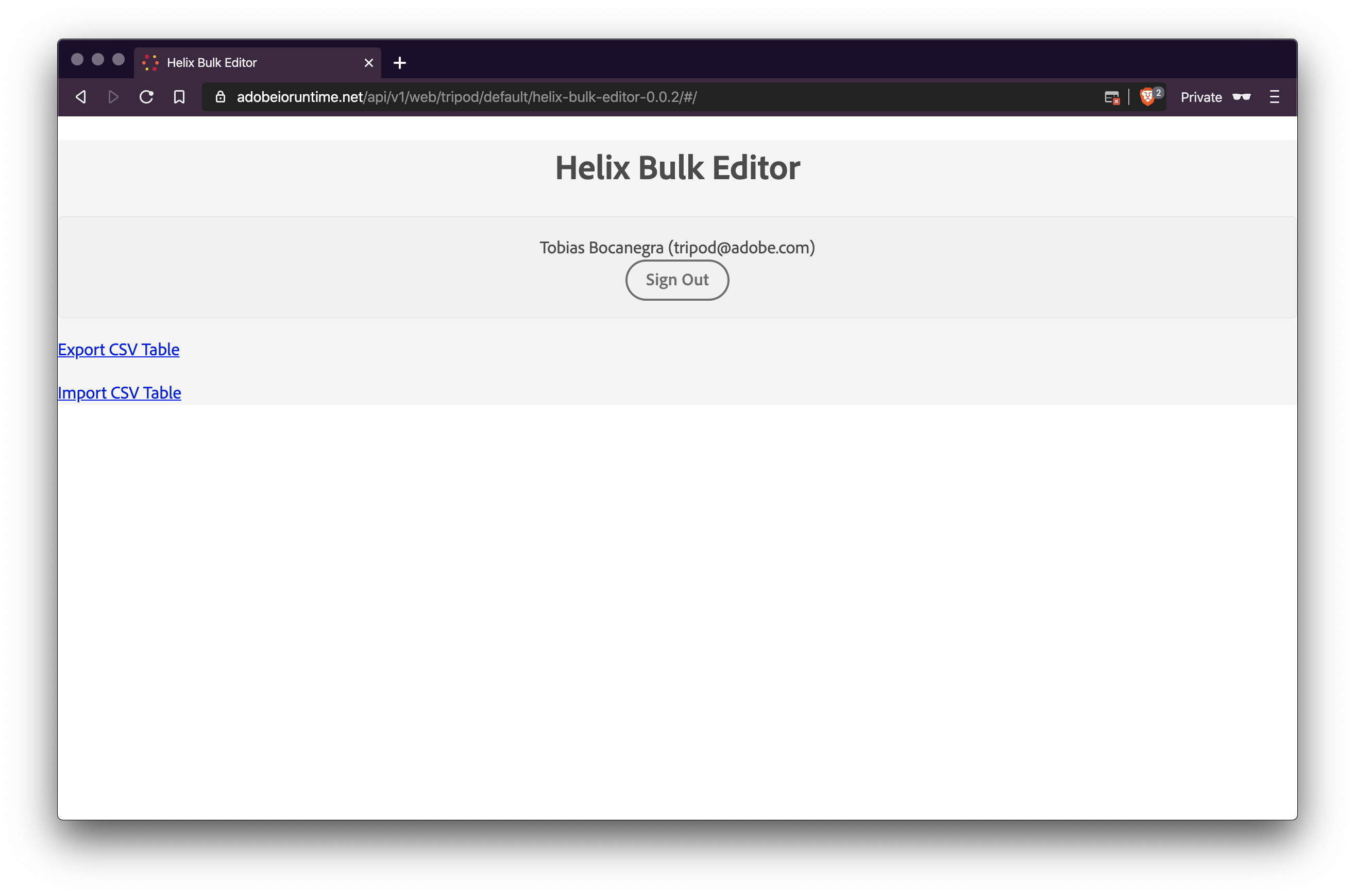Bulk Editor: Export and Import table · Issue #86 · adobe/theblog · GitHub