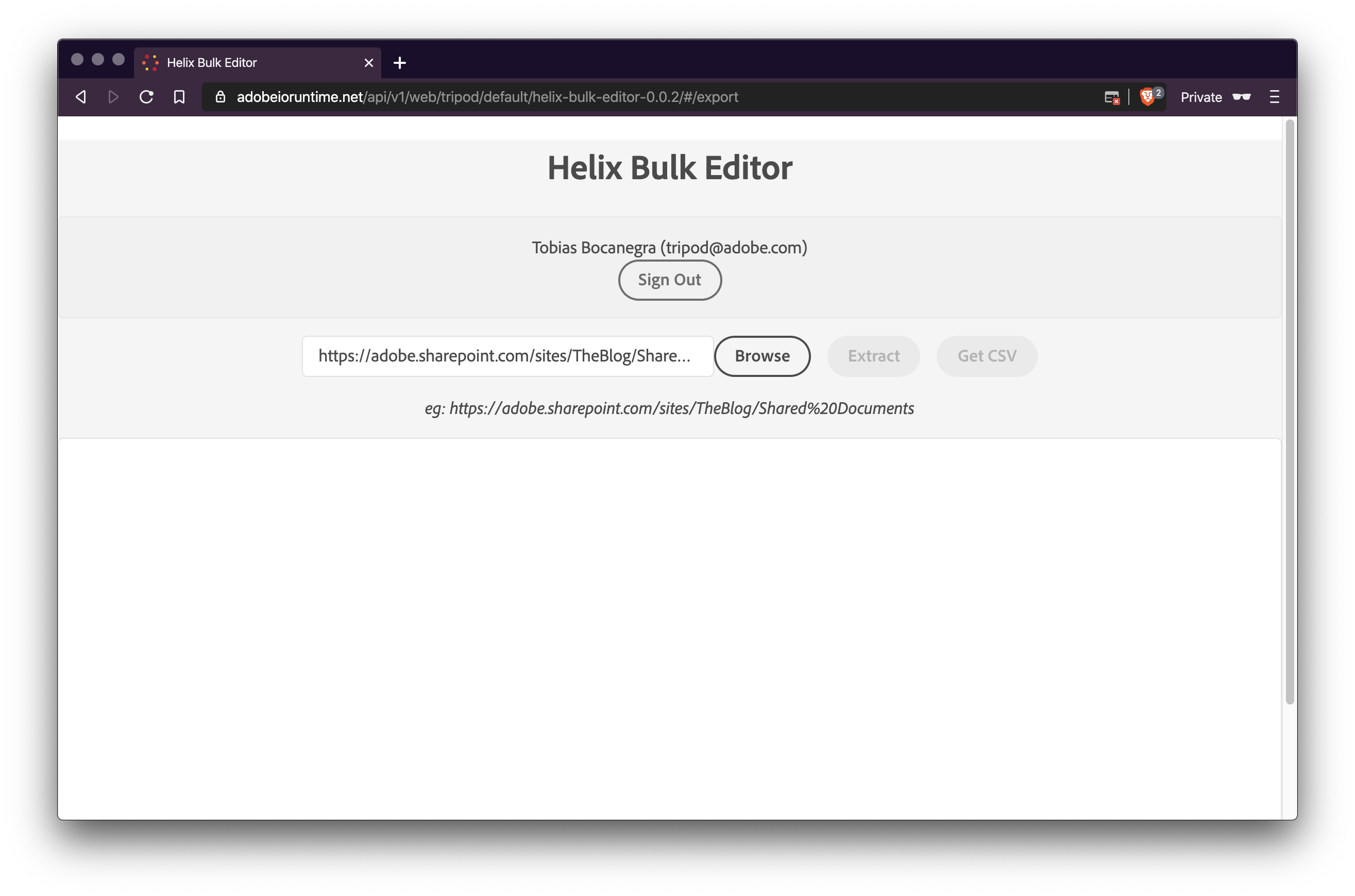 Bulk Editor: Export and Import table · Issue #86 · adobe/theblog · GitHub