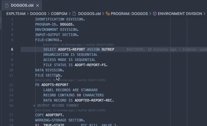 Formatting a COBOL source file ends up in discarding all the unsaved changes · Issue #1622 ...