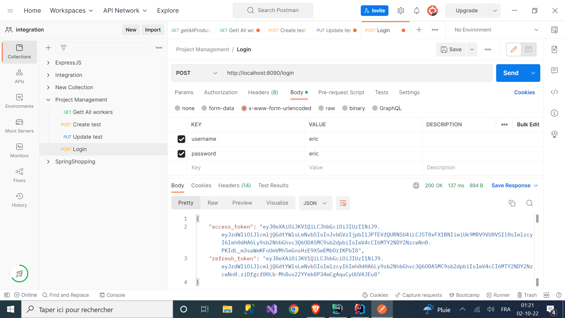 GitHub - Netrunner0101/Project_Management: Back end in boot finish