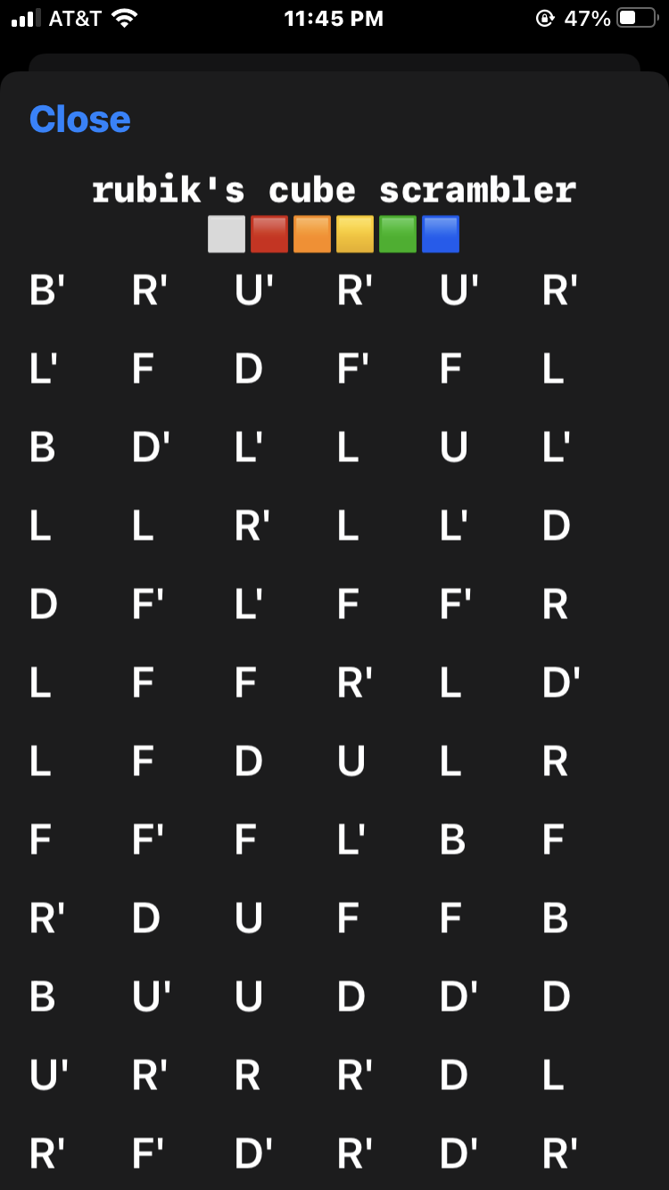 GitHub - thymelimne/cube_scrambler: Rubik's cube scrambler, to be used ...