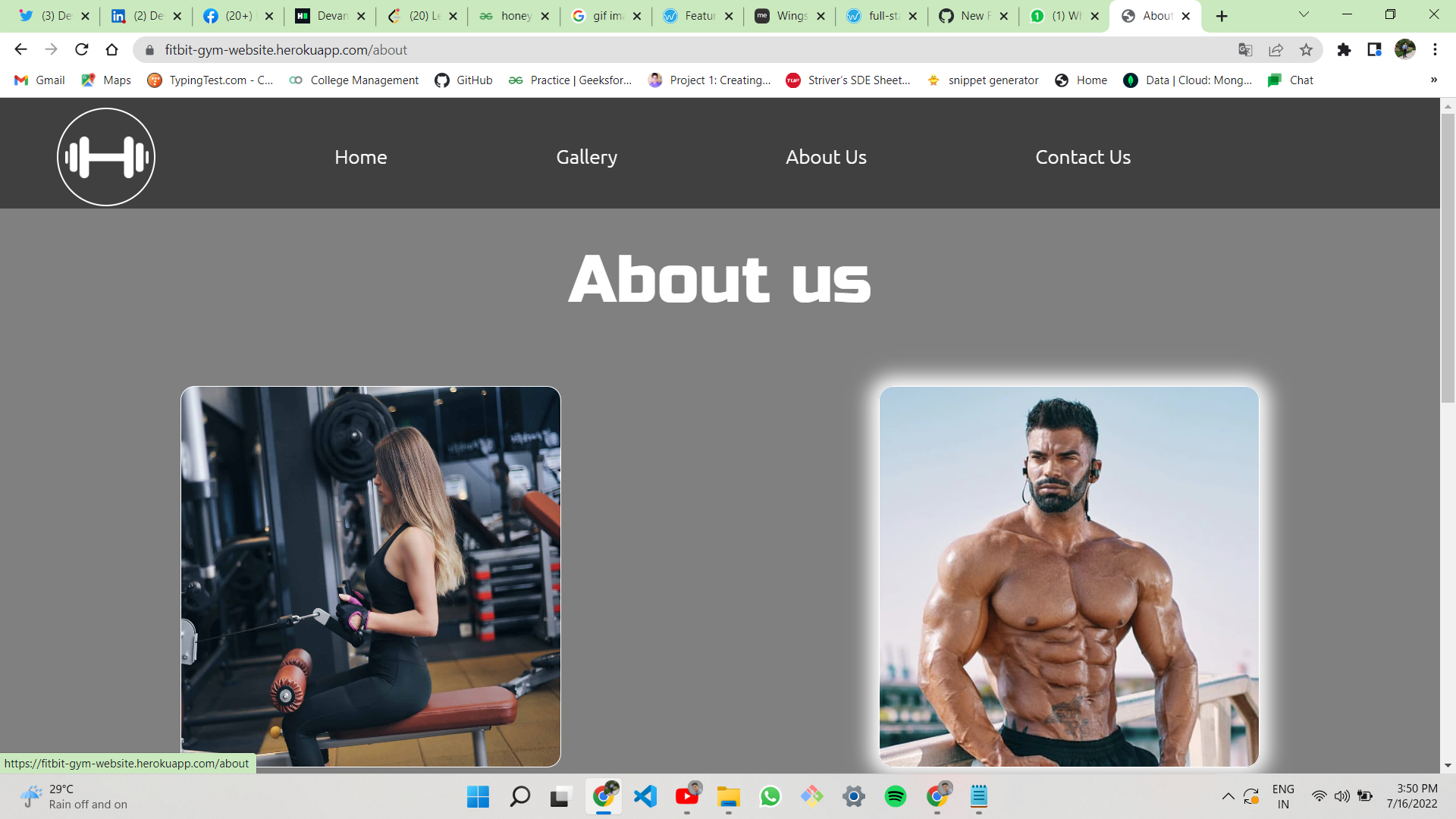 GitHub - honey2438/Fitbit-Gym-Website