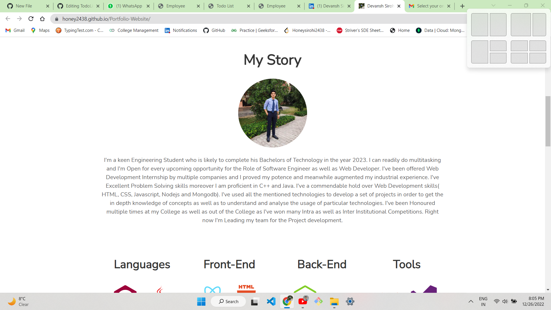 GitHub - honey2438/Portfolio-Website