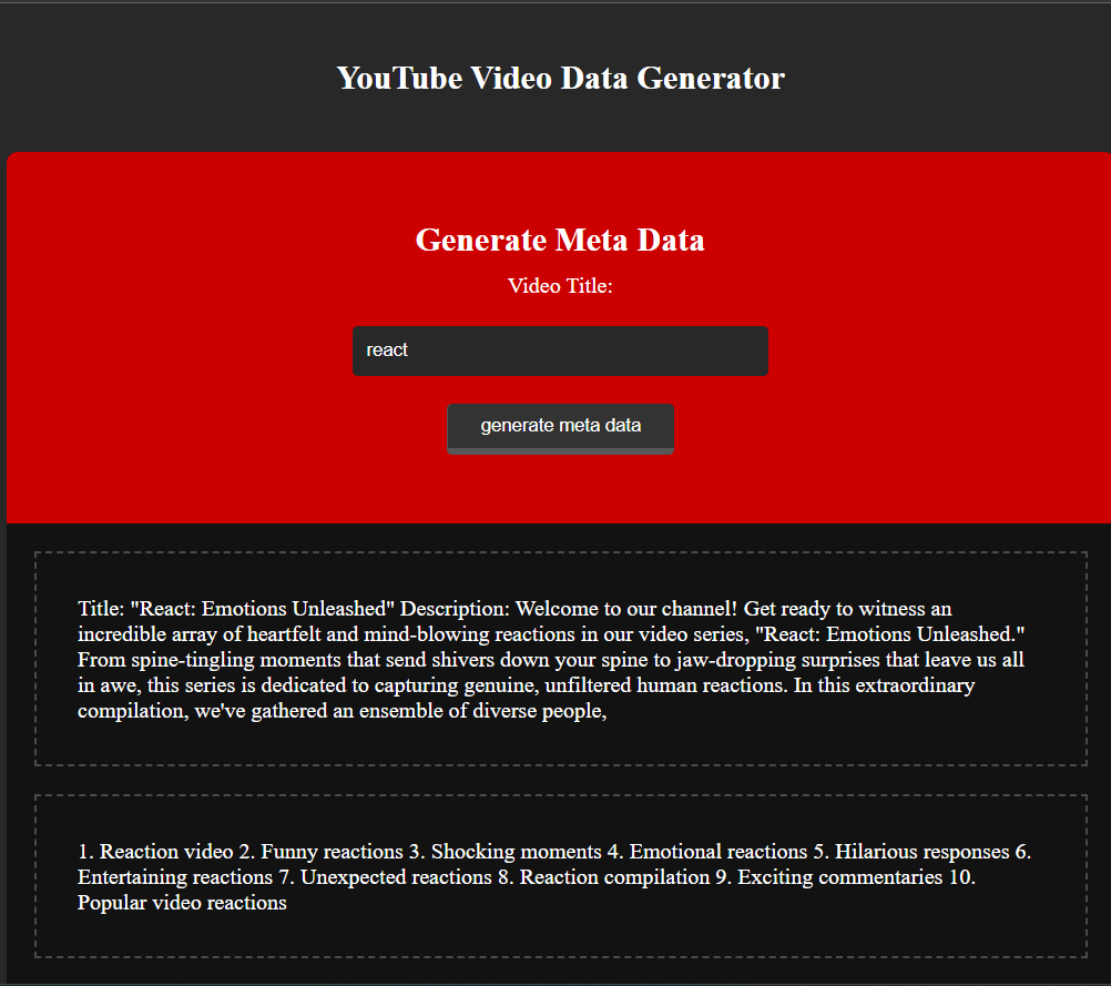 GitHub - Saransh1650/OpenAi-Project: The YouTube Meta Data Generator is ...