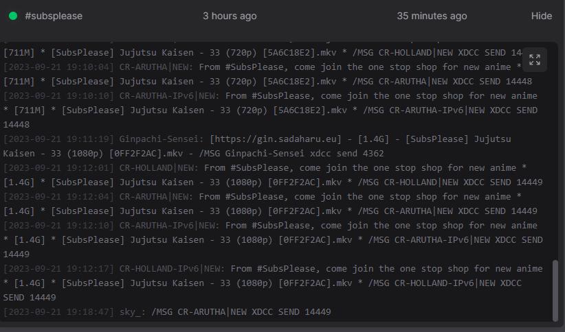 Indexer Subsplease no longer functions · Issue #1142 · autobrr/autobrr · GitHub