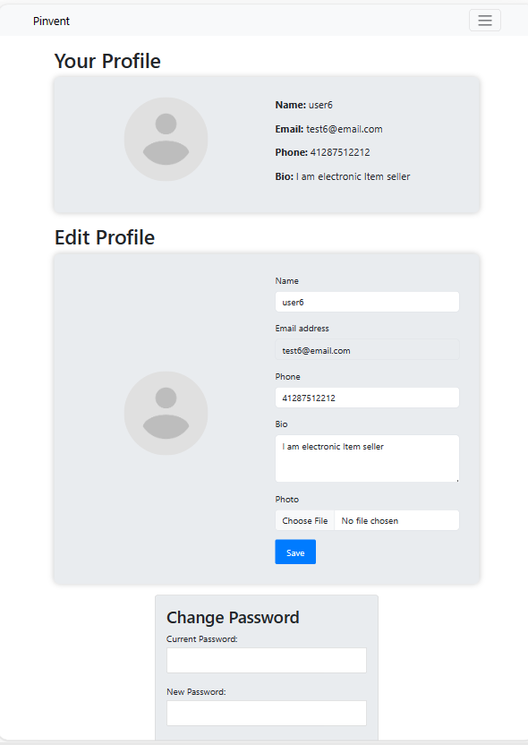 GitHub - Roshankrshah/Pinvent-APP