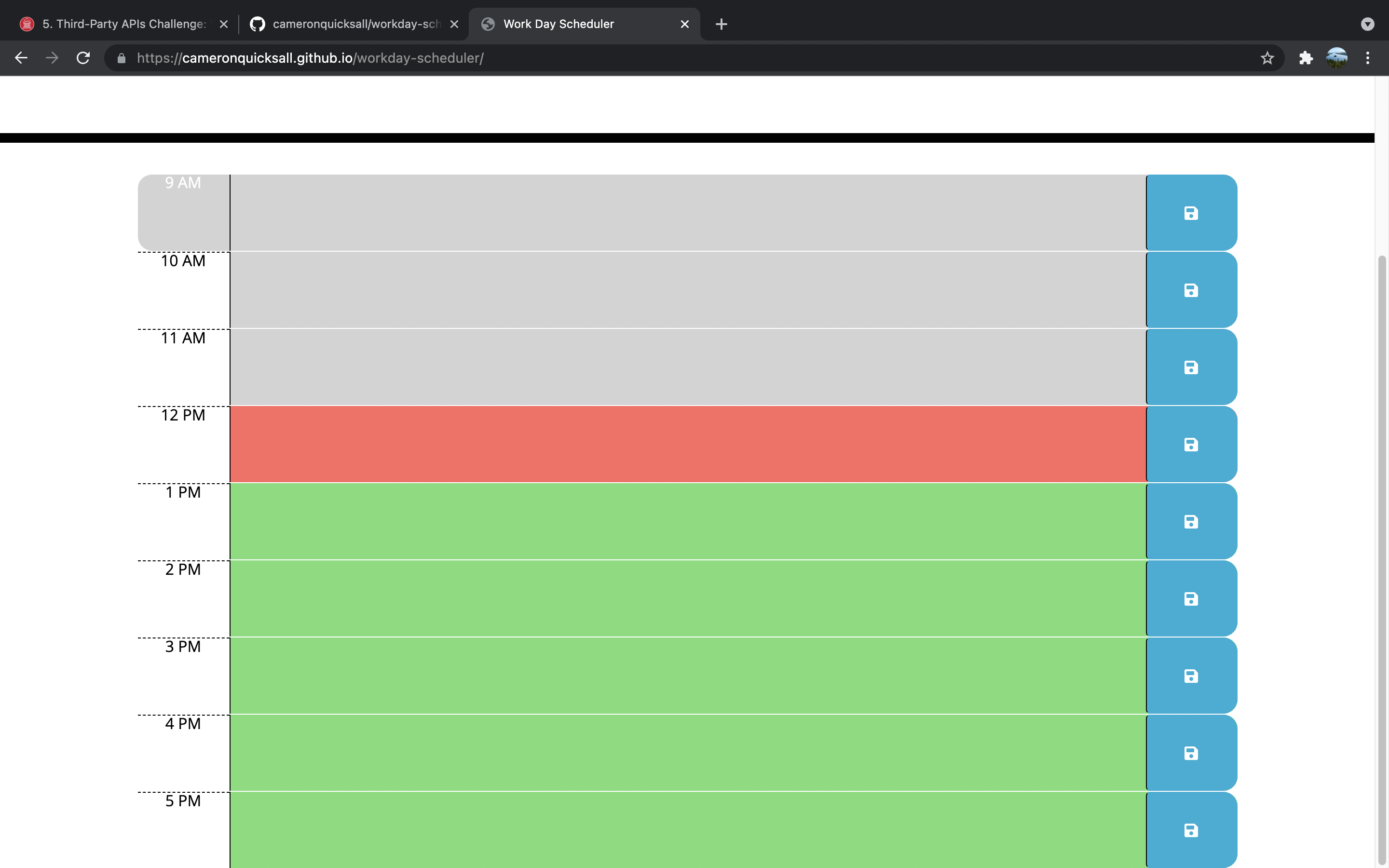 GitHub - cameronquicksall/workday-scheduler