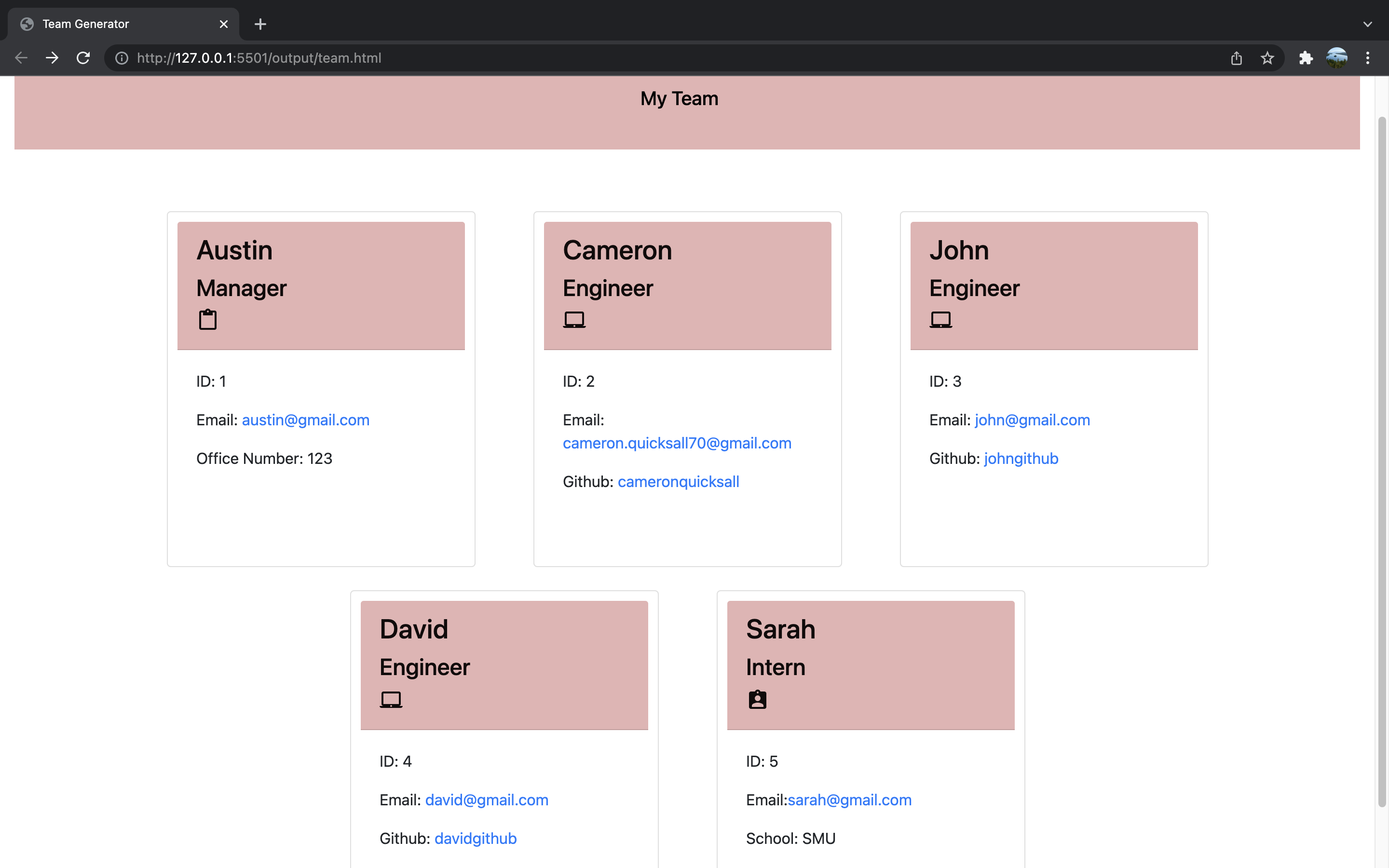 GitHub - cameronquicksall/Team-Generator