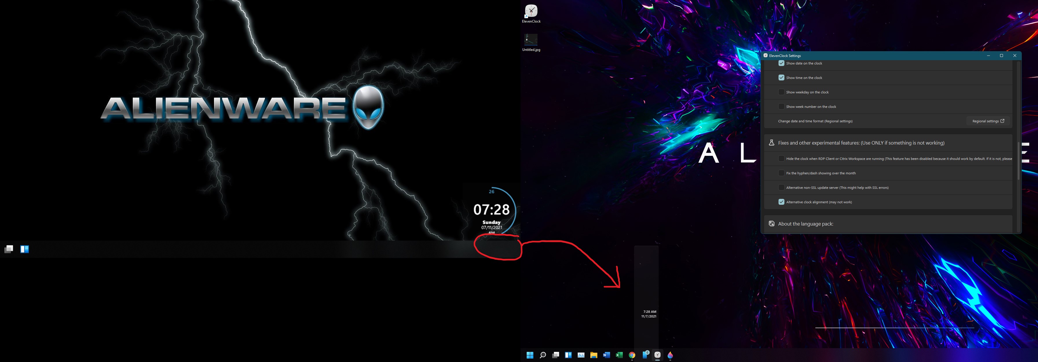 [BUG] Clock Position · Issue #237 · marticliment/ElevenClock · GitHub