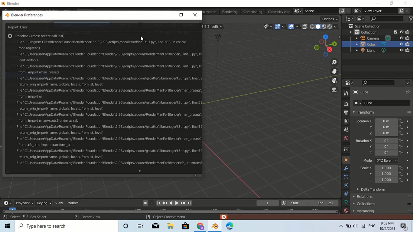 Blender Addon can't be installed in 2.93 · Issue #610 · prman-pixar ...
