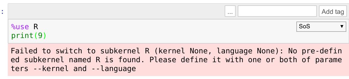 SoS Notebook kernel issues: proper error / exception handling · Issue #744 · vatlab/sos · GitHub