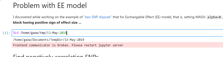 Line by line execution does not work after restart kernel · Issue #37 ...