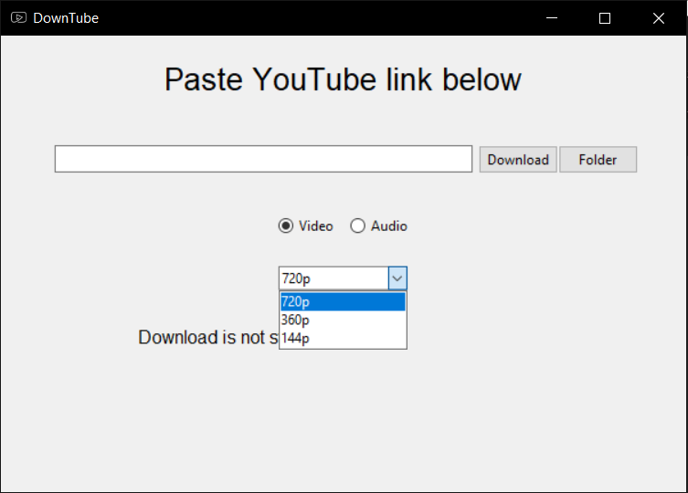 GitHub - nilanjan-debnath/DownTube: Video and Audio Downloader from YouTube