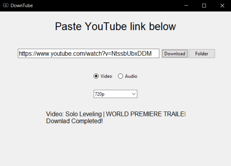 GitHub - nilanjan-debnath/DownTube: Video and Audio Downloader from YouTube