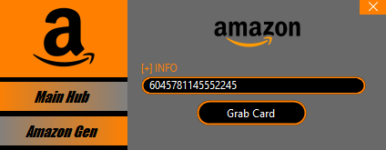 GitHub - aktivkohlefilter/amazongen: Amazon Store Card Generator