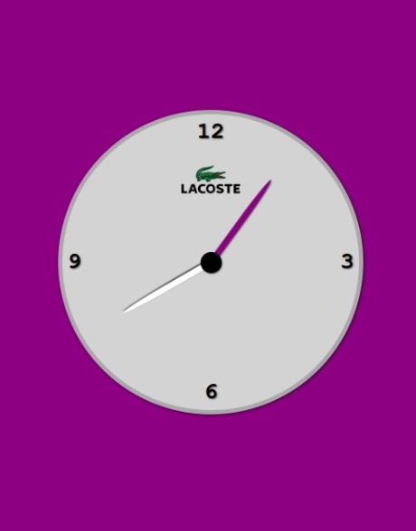 GitHub - bansideepak/lacosteClock: Analog clock using HTML,CSS and JavaScript.