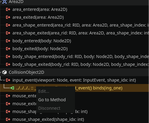 Area2D After adding input_event to the script - the function is blocked, and there is no way to ...