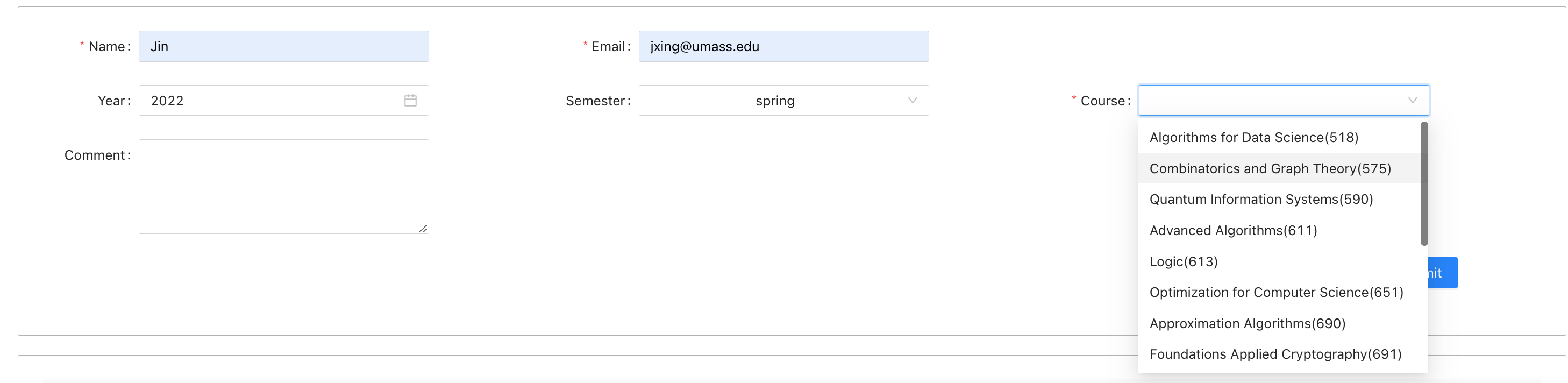 GitHub - jxing98/CourseRegisterProject: JinXing's project for research engineer HW