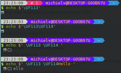 NerdFont glyphs get truncated. · Issue #680 · mintty/mintty · GitHub