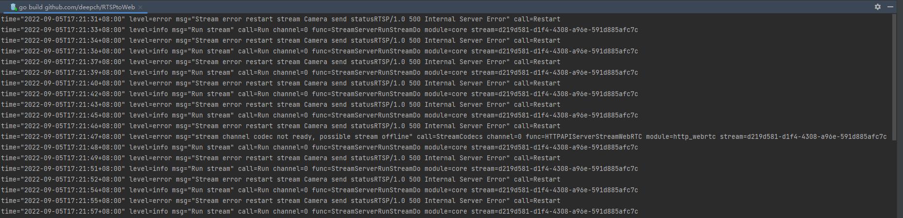 Cant Play Some Rtsp · Issue 213 · Deepchrtsptoweb · Github 