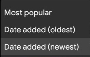 feat(patch): Sort By Oldest feature. · Issue #123 · inotia00/ReVanced_Extended · GitHub