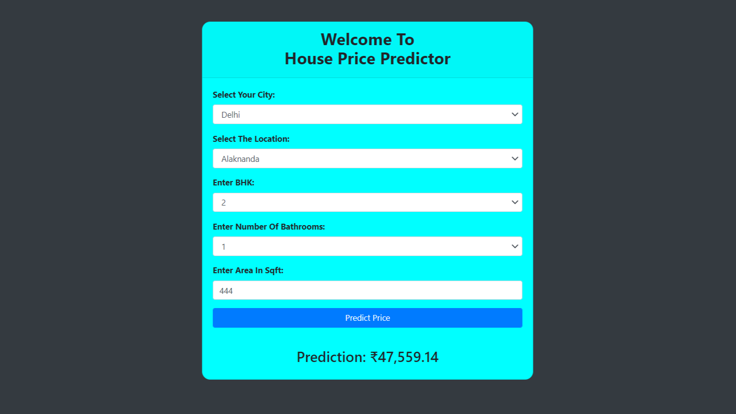 GitHub - younus-Sid/HousePricePredictor