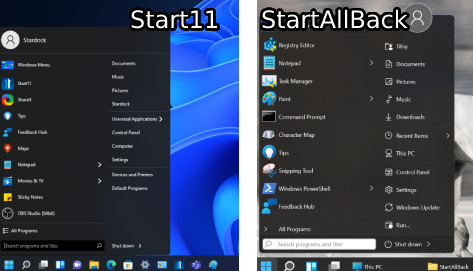 Mod request : Classic Start Menu (?) · Issue #139 · ramensoftware ...