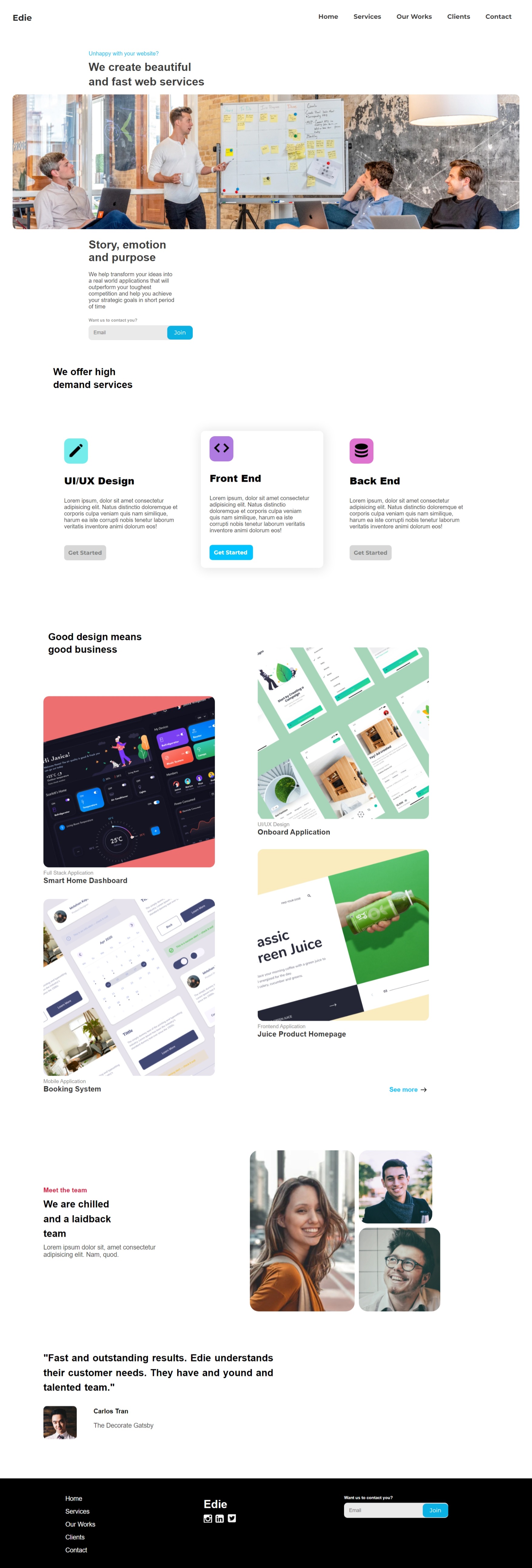 GitHub - COOL26/Edie-Homepage: Just another responsive dummy website.