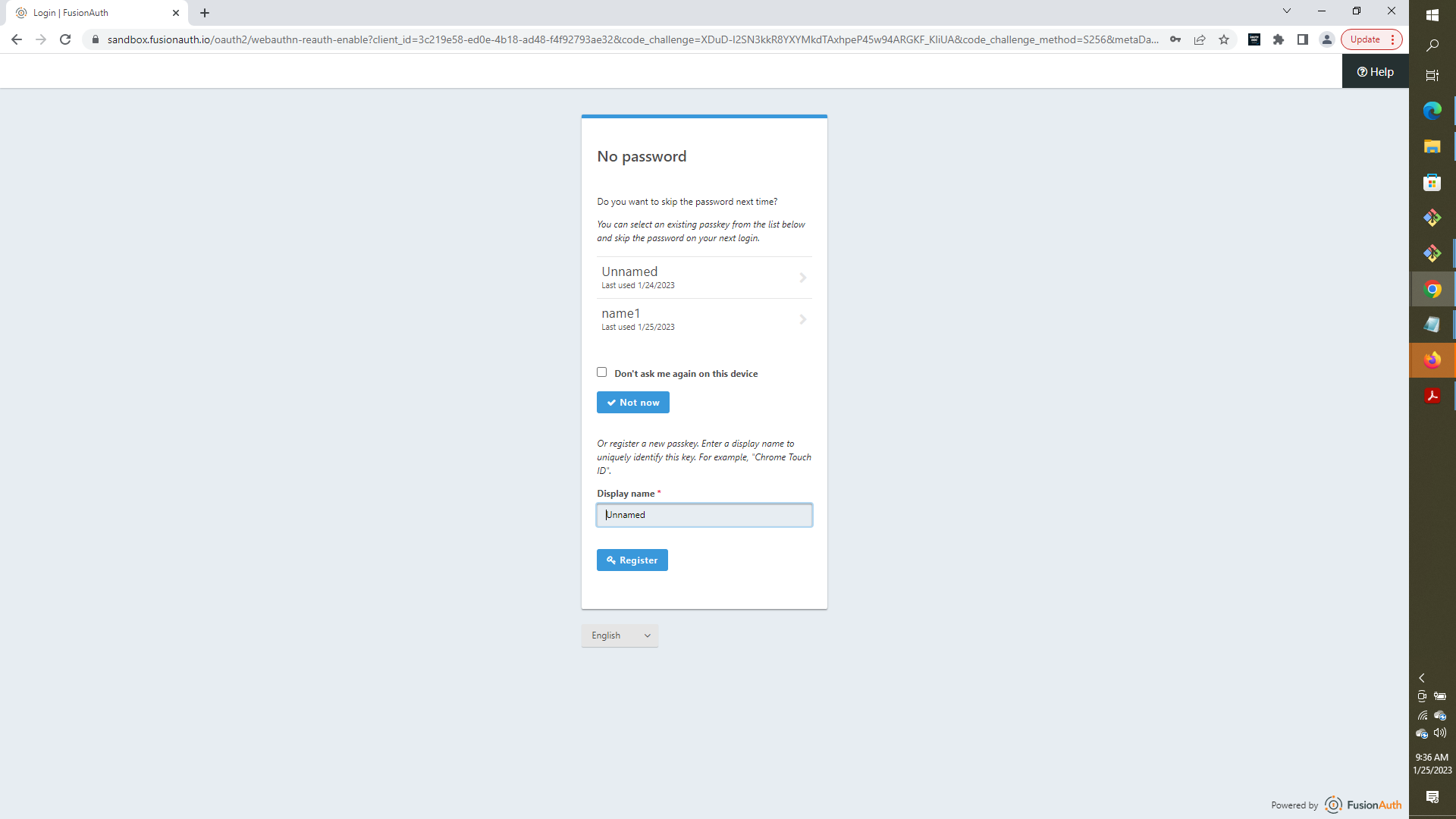 See prompt for using webauthn even though I've never registered my FireFox browser · Issue #2076 ...