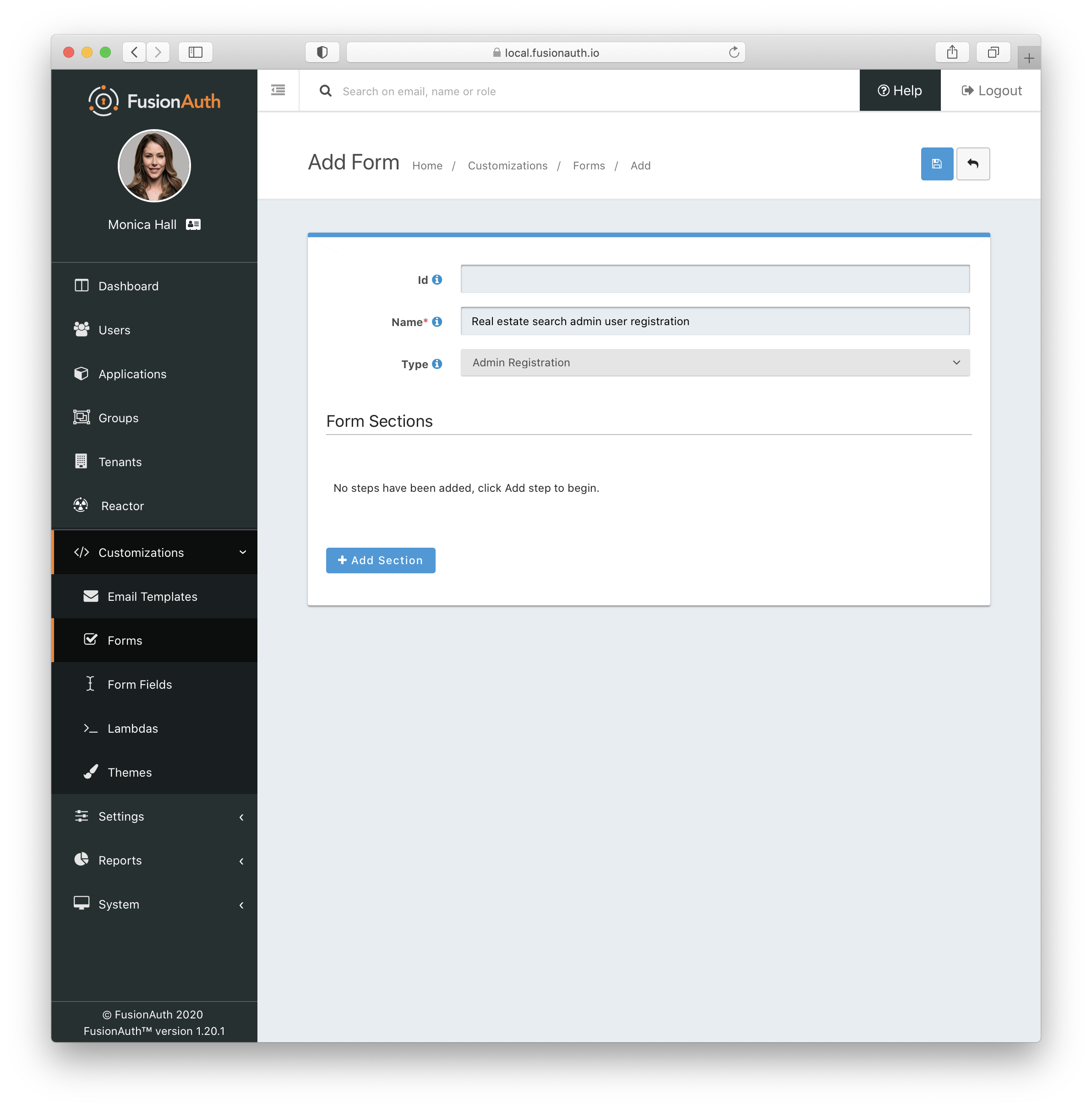 Incorrect empty state message for admin registration forms · Issue #983 · FusionAuth/fusionauth ...