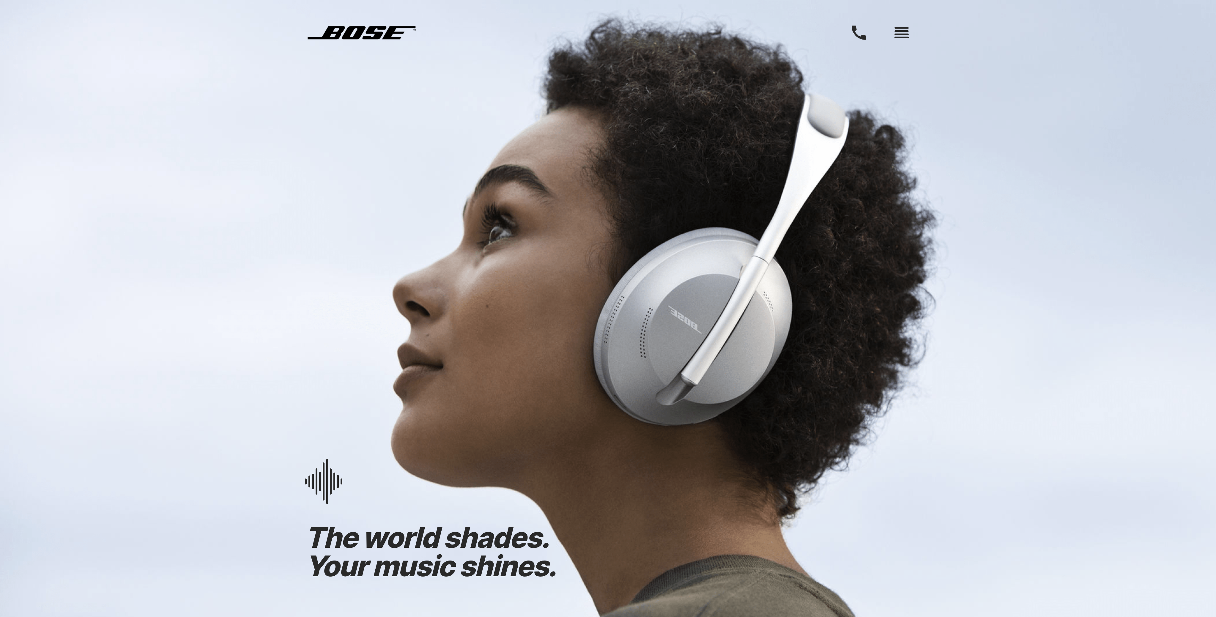 GitHub - Bogdan-Mykhailov/bose_landing: This is the Bose brand landing page, designed with a ...